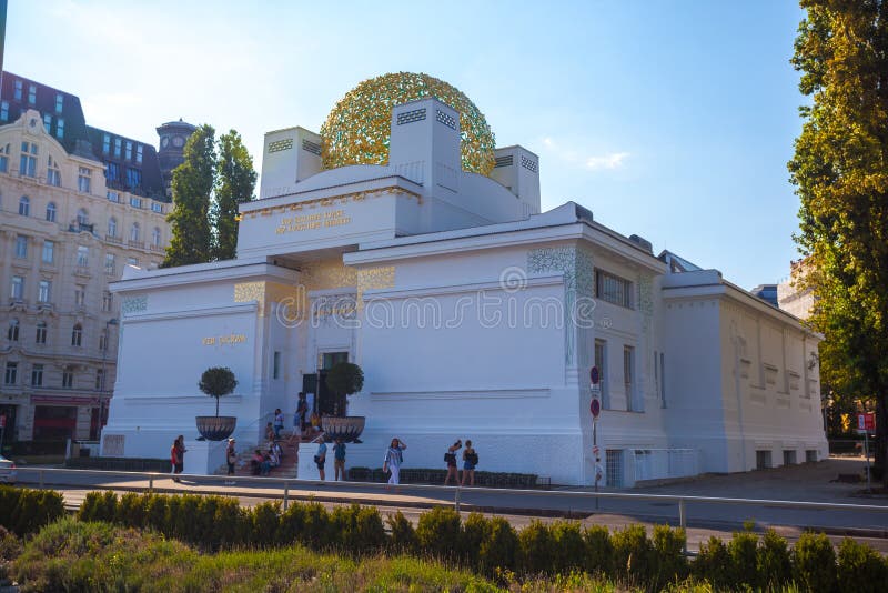 Vienna, Austria - 19.08.2018: Vienna Secession Museum Building ...