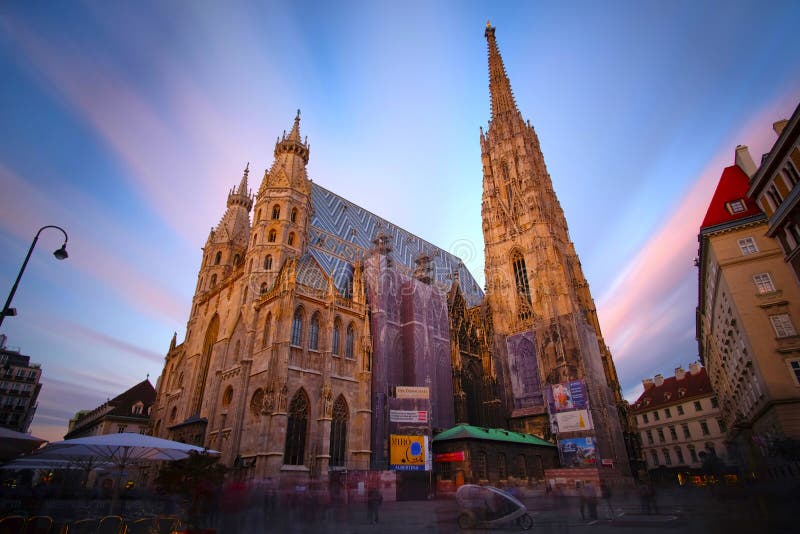 Vienna Austria - St. Stephan Cathedral Editorial Image - Image of ...