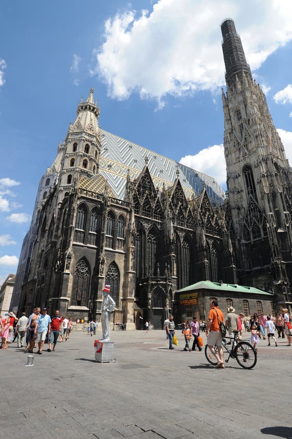Vienna, Austria ,St. Stephen`s Cathedral Editorial Stock Image - Image ...