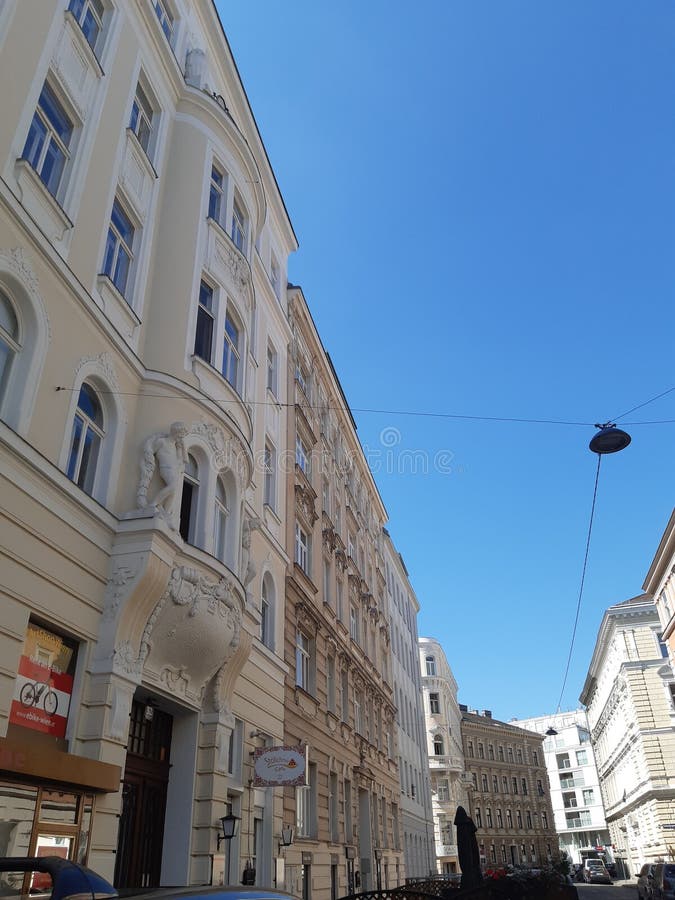 Vienna, Austria, Street and Architecture of the Center of Vienna ...