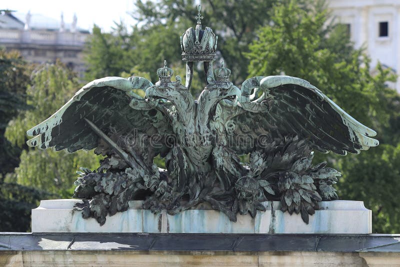 Vienna: the Austrian and Hungarian Monarchy Double Eagle Stock Photo ...