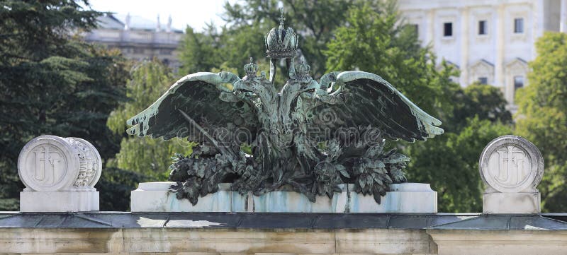 Vienna: the Austrian and Hungarian Monarchy Double Eagle Stock Photo ...