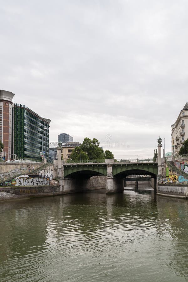 Vienna bridge editorial photo. Image of bridge, blue - 80021376