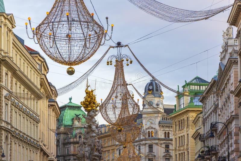 Vienna at Christmas Time, Austria Stock Image - Image of christmastime ...