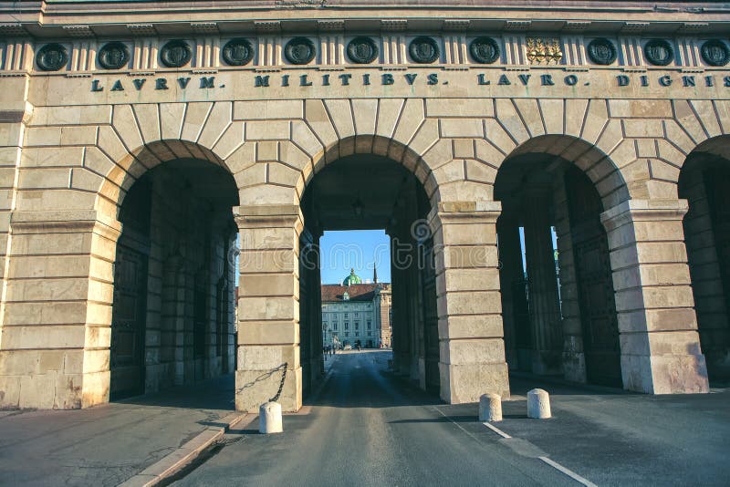 Vienna city gate stock image. Image of city, landmark - 168974297