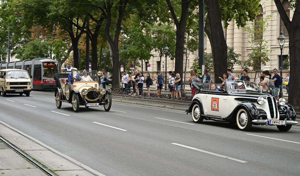 Vienna Classic Days Oldtimer Event â€“ 20.08 Editorial Photography ...