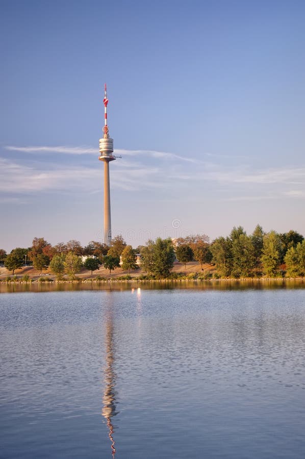 Vienna tower stock photo. Image of vertical, trees, landmark - 9784214