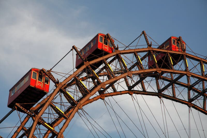 Vienna ferris wheel stock photo. Image of sight, round - 21599174