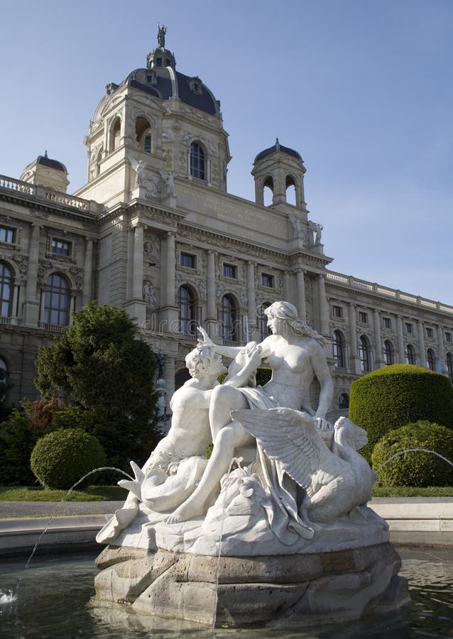 Vienna - Fountain for the Museum Editorial Stock Photo - Image of ...
