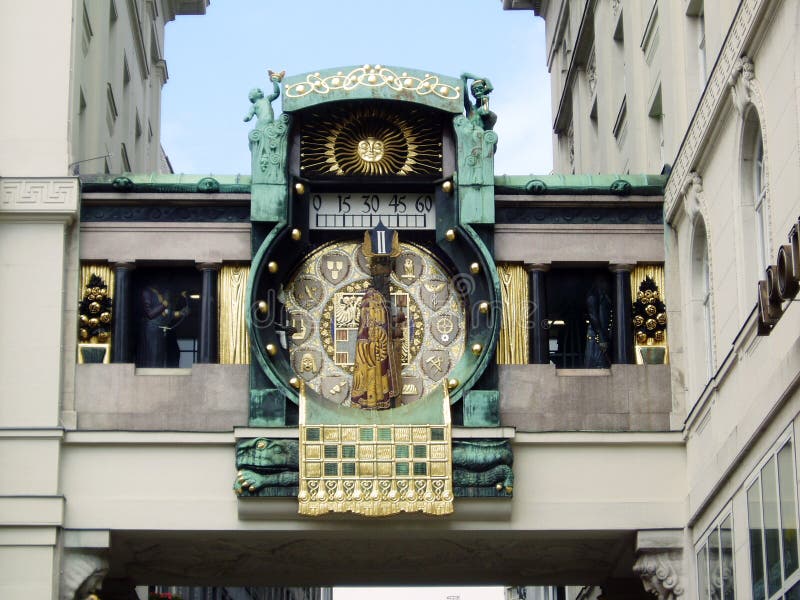 Vienna - Historic clock stock image. Image of historic - 6113047