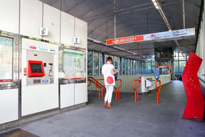 Vienna metro editorial photography. Image of subway, railway - 23034347