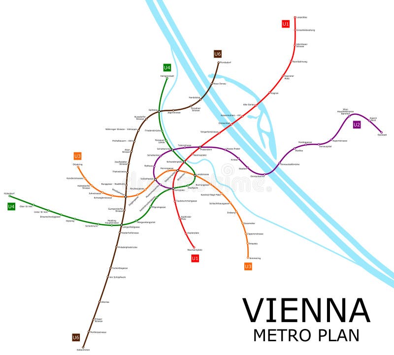Vienna Metro Station Map Vienna Metro Map Maker
