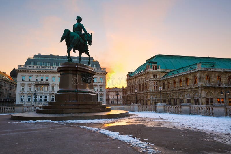 Vienna. editorial image. Image of sculpture, vienna, winter - 65872065