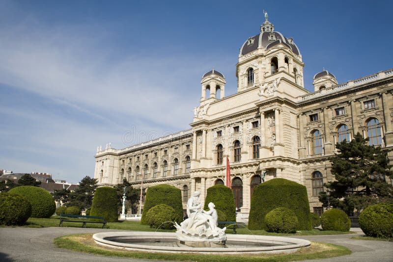 Vienna - Museum of History of Art Stock Image - Image of monument ...