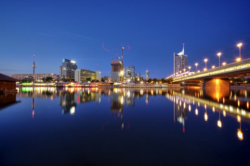 Vienna at night stock photo. Image of austria, authority - 29477766