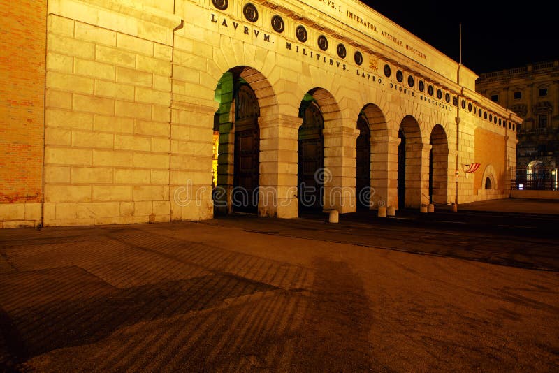 Vienna Old Town Arched Gates Stock Photo - Image of building, ancient ...