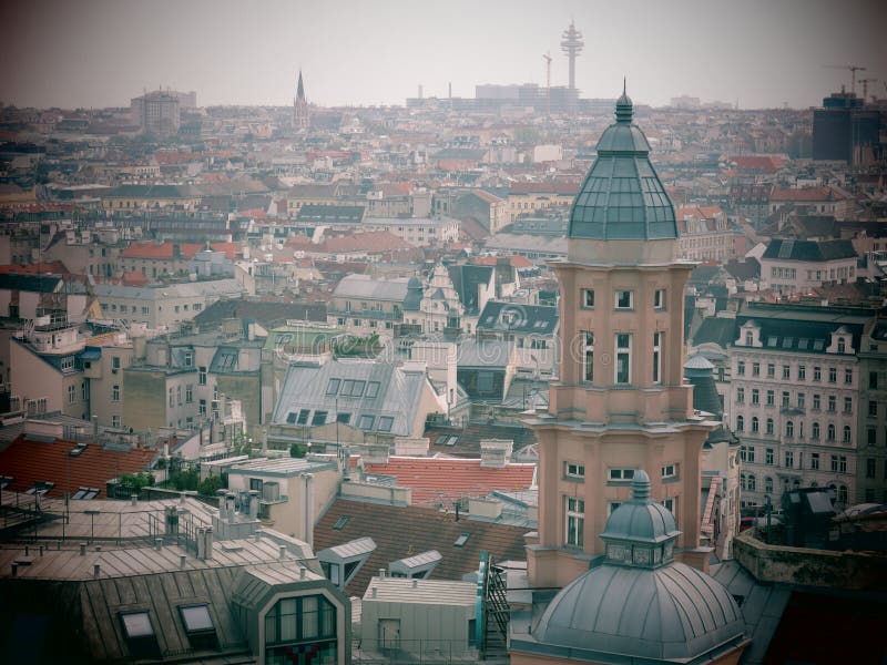 Vienna overview stock photo. Image of travel, wien, street - 39625486