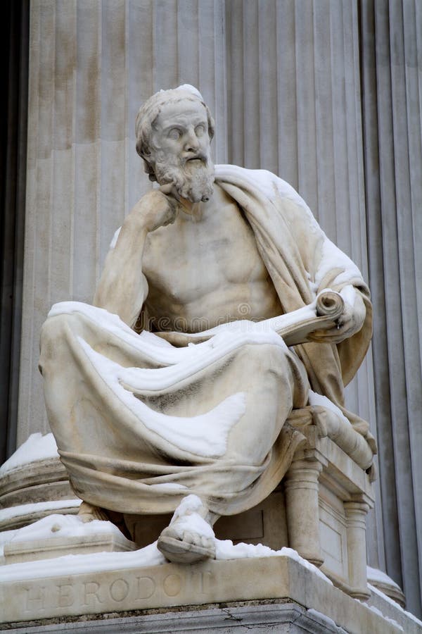 Philosopher Herodotus stock photo. Image of famous, vienna - 25994084