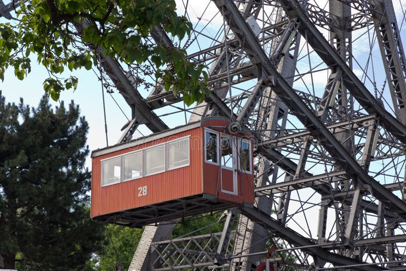 Vienna, Prater, Giant Wheel Stock Photo - Image of carnival, building ...