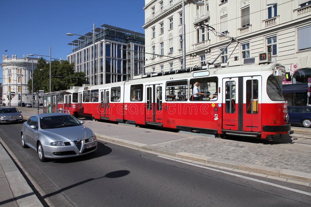 Vienna Public Transportation Editorial Stock Image - Image of austrian ...