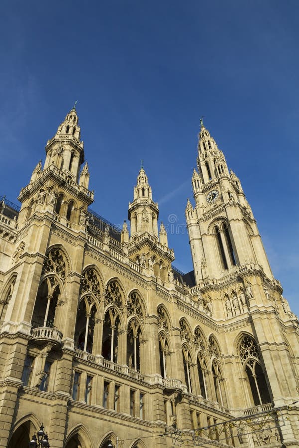 Vienna Rathaus stock photo. Image of exterior, vienna - 29292354