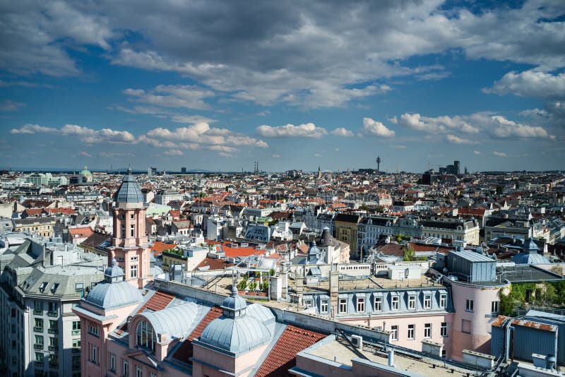 Vienna Skyline stock photo. Image of panoramic, house - 59020062