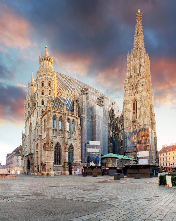 Vienna - St. Stephan Cathedral in Austria, Vienna Stock Image - Image ...