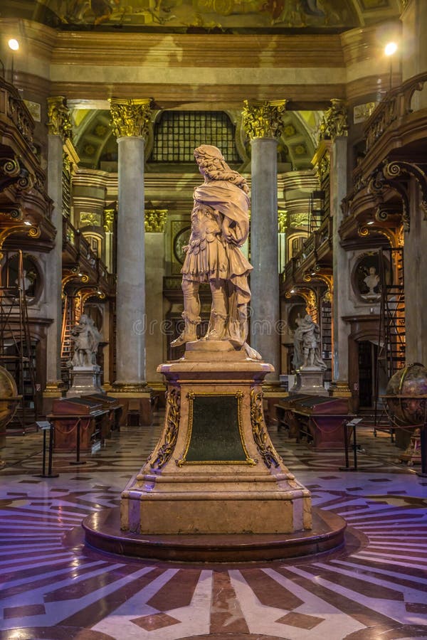 Vienna State Library Interior Stock Photo - Image of view, inside: 29436918