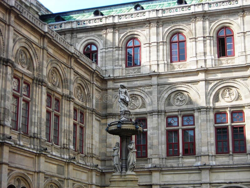 Vienna State Opera stock image. Image of details, elements - 50734075