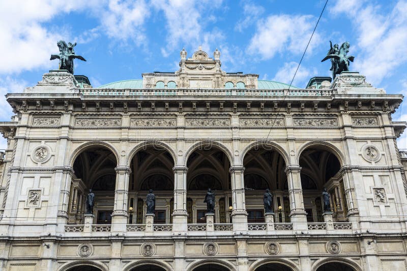 Vienna State Opera in Vienna, Austria Stock Photo - Image of history ...