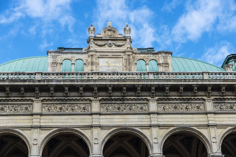 Vienna State Opera in Vienna, Austria Stock Image - Image of road ...