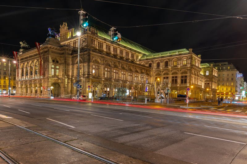The Vienna State Opera Building at the Ringstrasse in Downtown Vienna ...