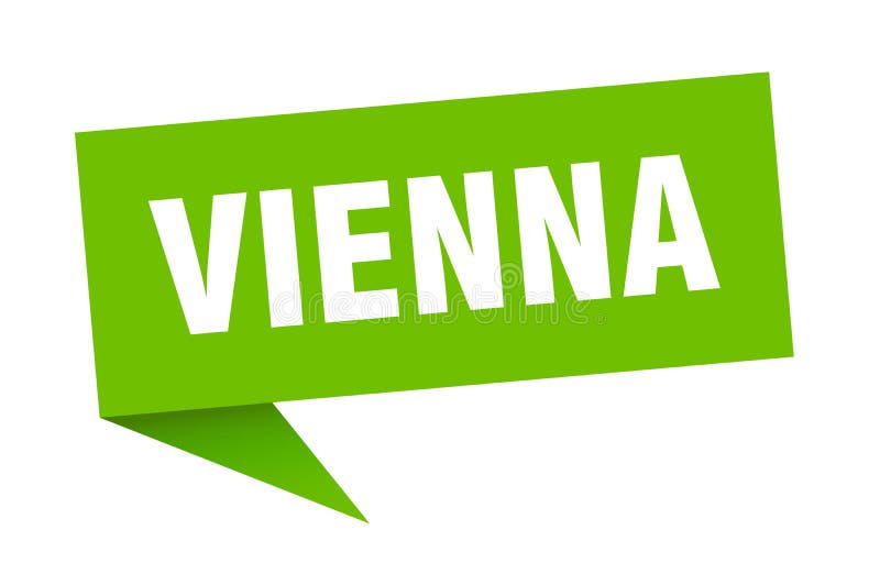 Vienna Sticker. Vienna Signpost Pointer Sign Stock Vector ...