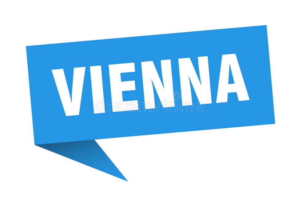 Vienna Sticker. Vienna Signpost Pointer Sign Stock Vector ...