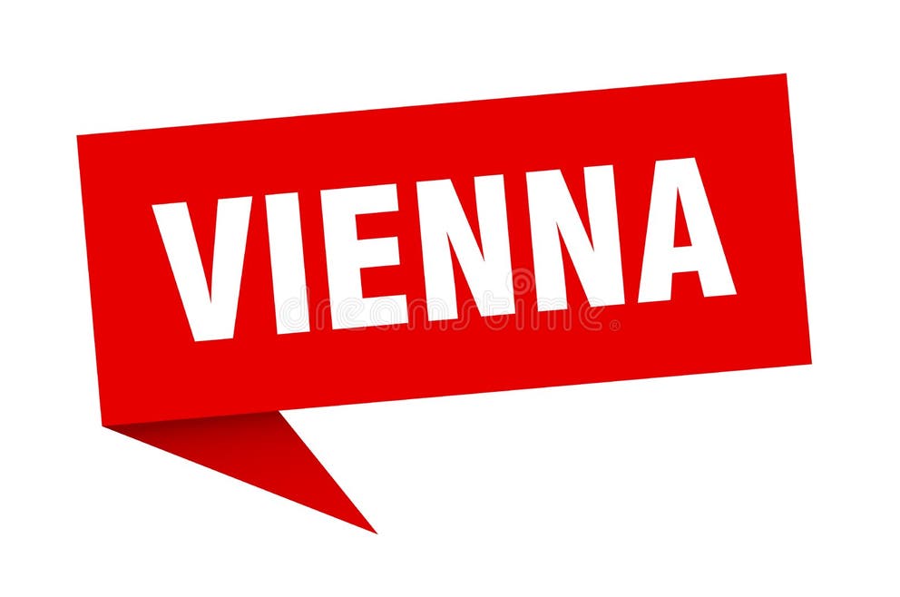 Vienna Sticker. Vienna Signpost Pointer Sign Stock Vector ...