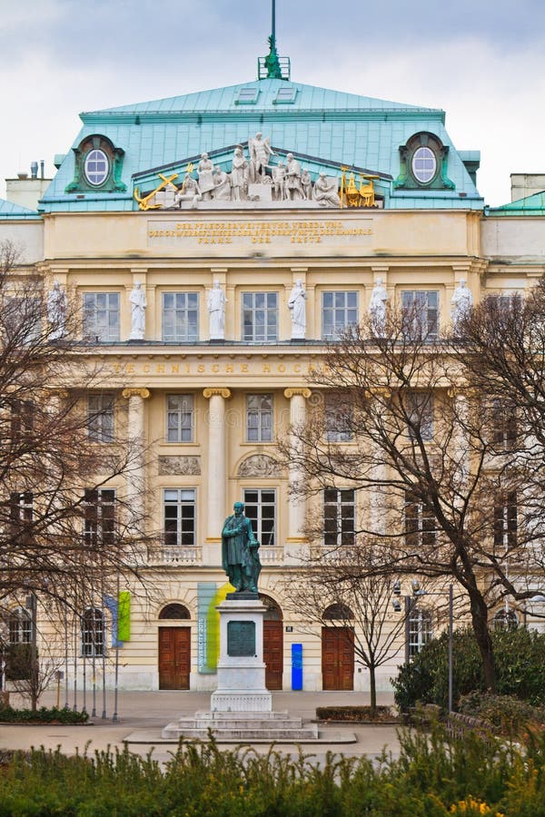 Technical University of Vienna Stock Photo - Image of landmark ...