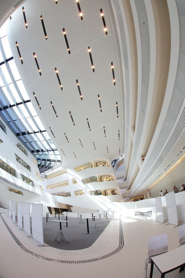 Vienna University of Economics and Business Assembly Hall Stock Photo ...
