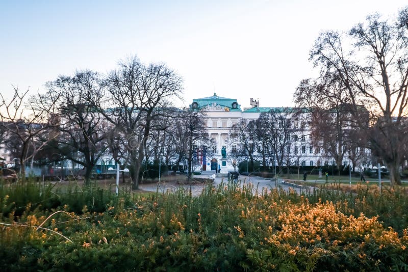 Vienna University of Technology Stock Photo - Image of architecture ...