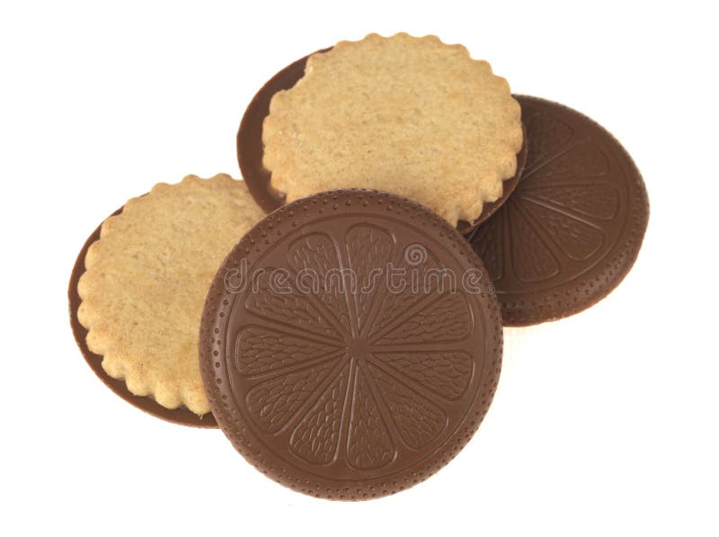 Viennese Jaffa Cake Biscuits Stock Image - Image of jaffa, topped: 25478975