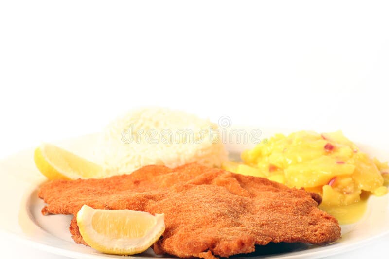 Viennese Schnitzel stock image. Image of viennese, restaurant - 4905979