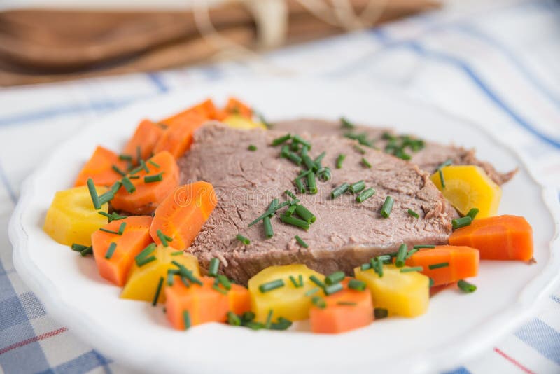 Viennese Tafelspitz stock photo. Image of dinner, european - 73229484