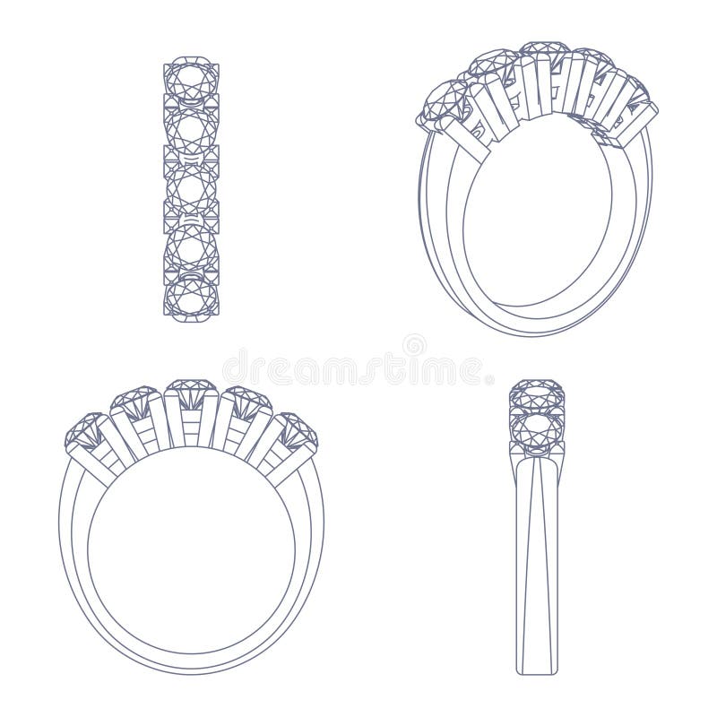 Twee ringen vector illustratie. Illustration of huwelijk - 39122168