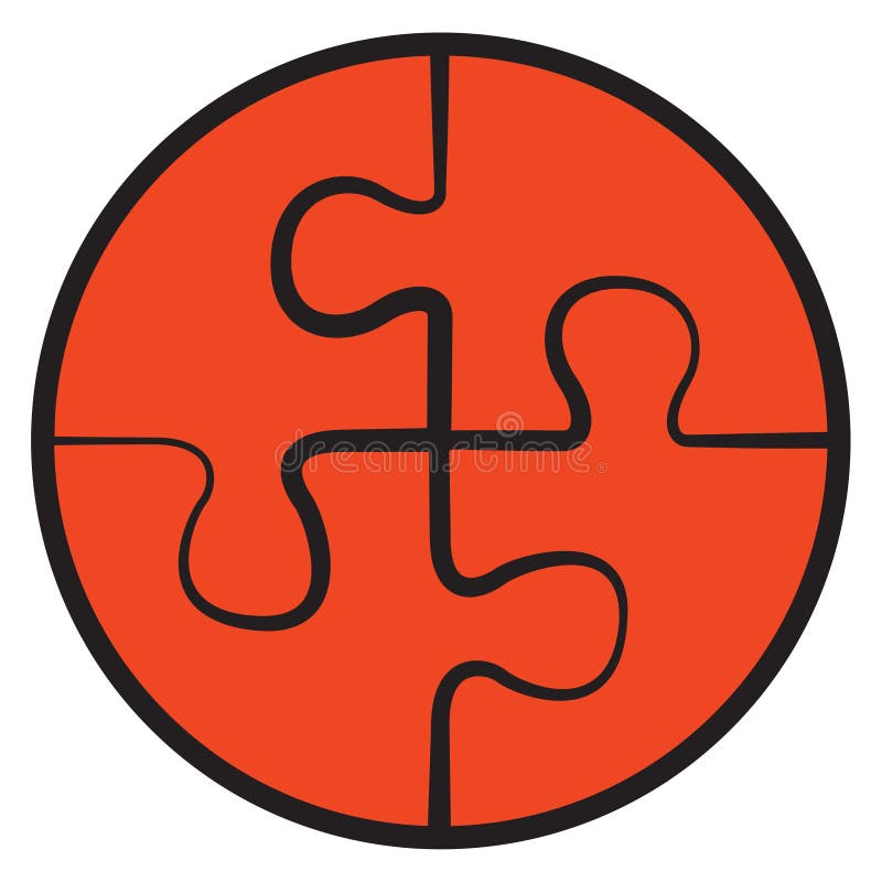 Raadsels Vector tekening vector illustratie. Illustration of assembleer ...