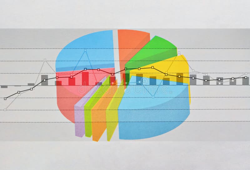 Vier types van grafiek stock foto. Image of grafiek, leeg - 70457408