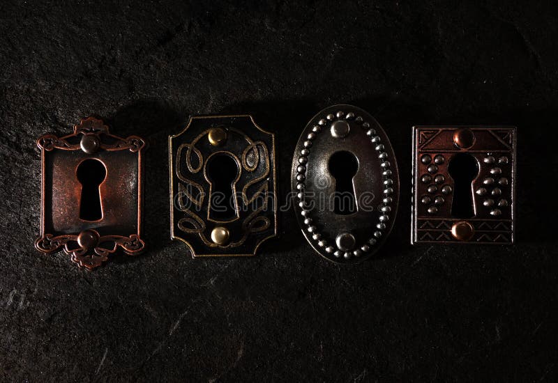 Ouderwetse sloten stock afbeelding. Image of slot, element - 53269413