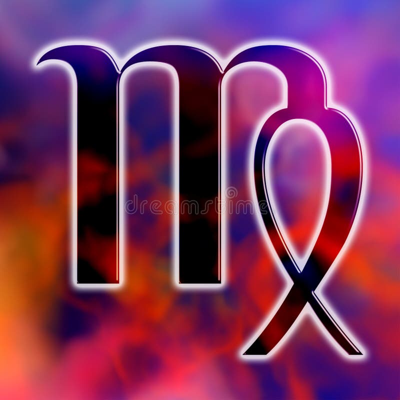 Vierge De Signe D'astrologie Illustration Stock - Illustration du ...