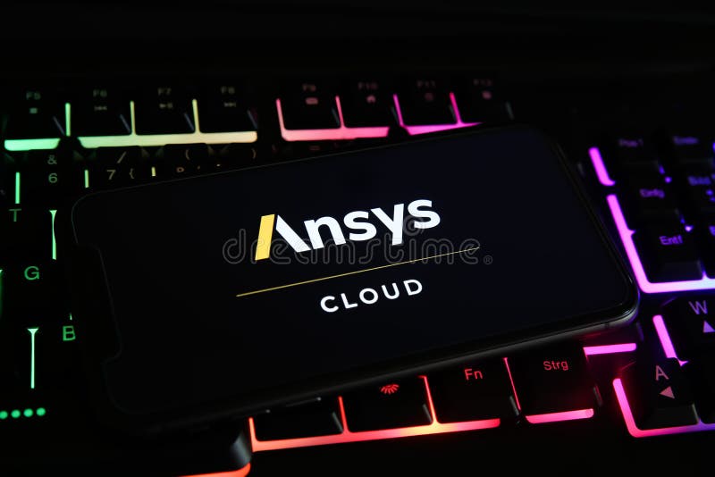 Ansys Software Company Logo Editorial Image - Image of develops, design ...