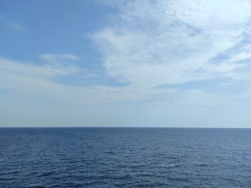 The Vies Horizontal of the Sea Stock Photo - Image of landscape, cape ...