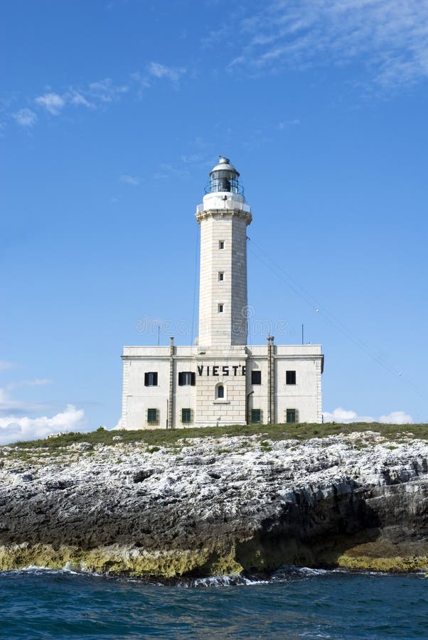 White Rocks at Vieste, Italy Stock Photo - Image of tourism, scenery ...