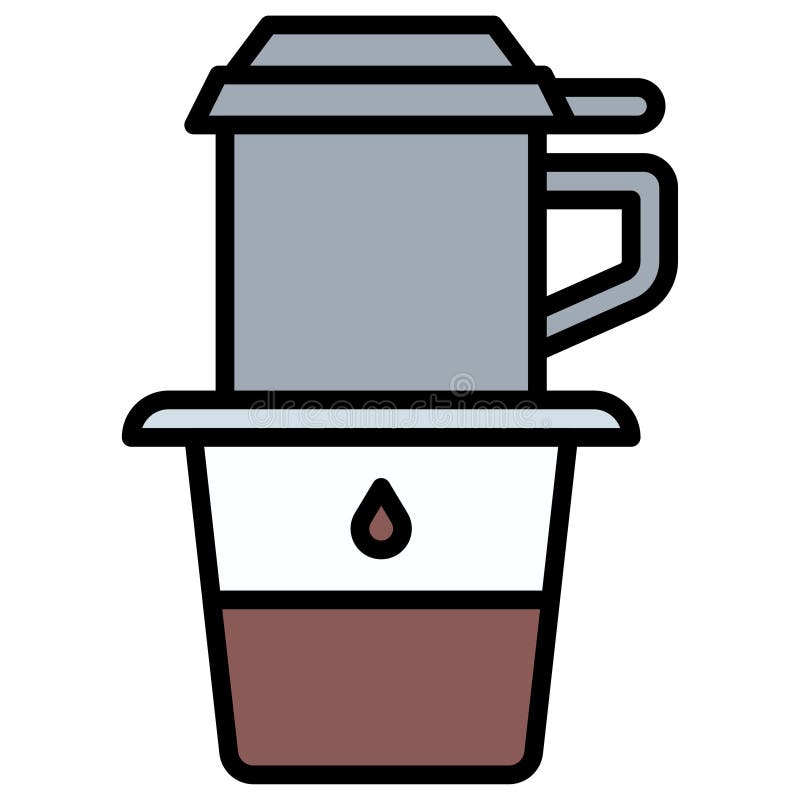 Vietnam Coffee Icon, Coffee Shop Related Vector Stock Vector ...